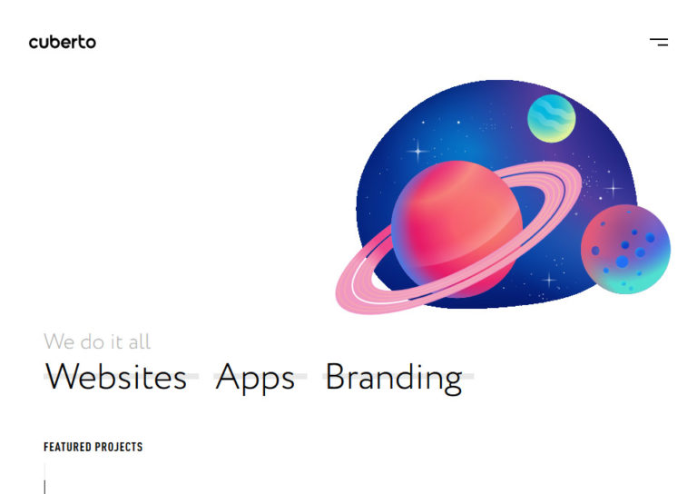 Cuberto - Top CSS Gallery