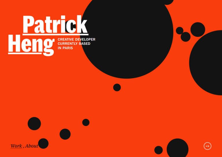 Patrick HENG - Portfolio - Top CSS Gallery