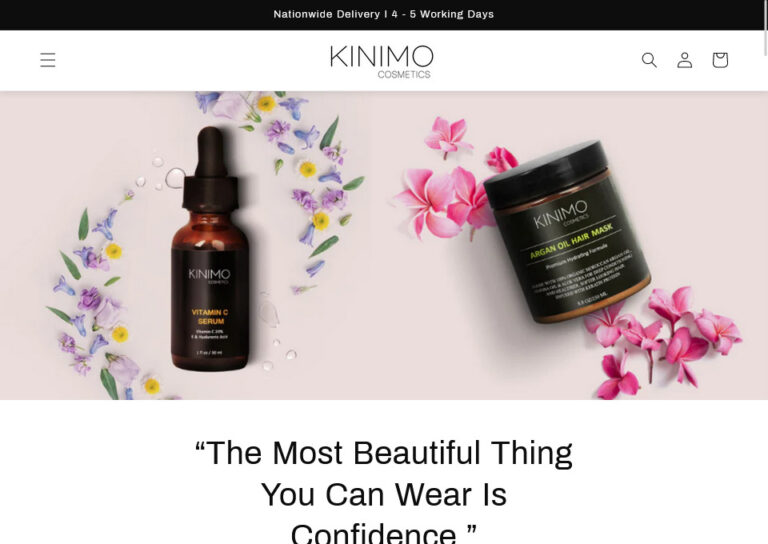 kinimocosmetics - Top CSS Gallery