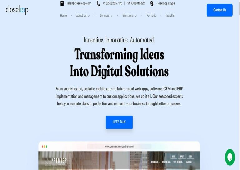 Closeloop Technologies - Top CSS Gallery